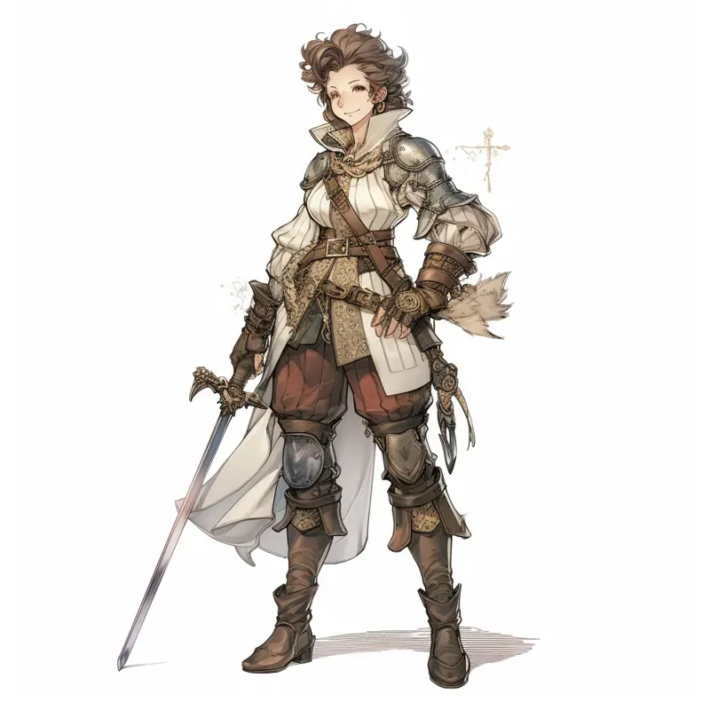 Japanese RPG Characters Midjourney Prompt | PromptBase