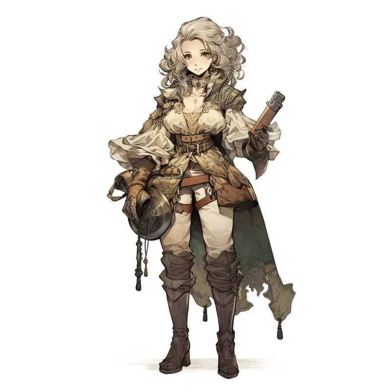 Japanese RPG Characters Midjourney Prompt | PromptBase