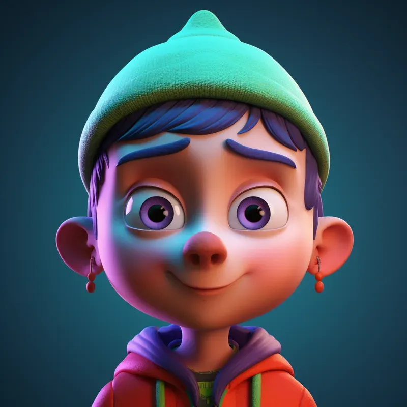 Pixar Style 3D Character Portraits Midjourney Prompt | PromptBase
