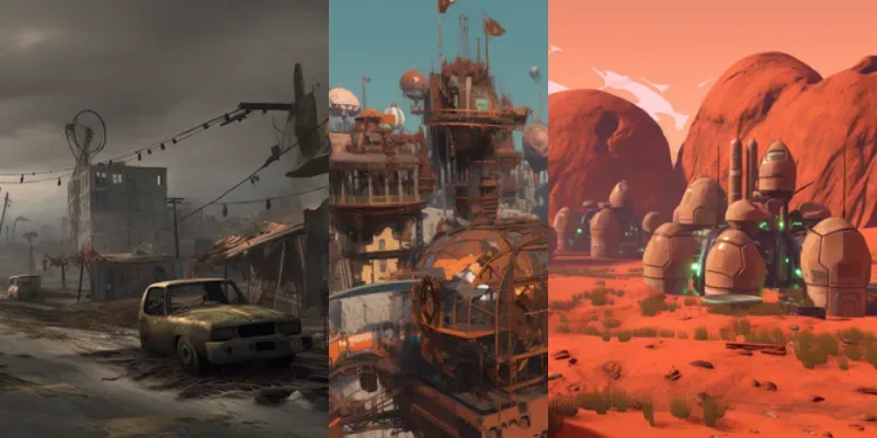 3D Cinematic Game Scenes Concept Art Midjourney Prompt | PromptBase
