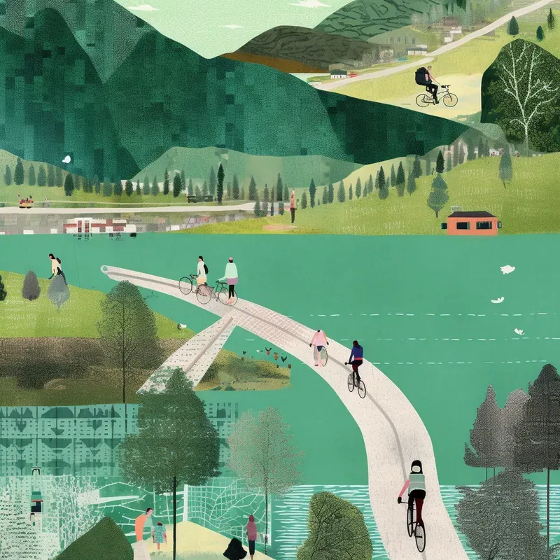 2D Mixed Media Collage Illustrations Art Midjourney Prompt | PromptBase