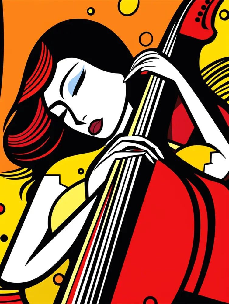 2D Modern Pop Art Illustration Posters Midjourney Prompt | PromptBase