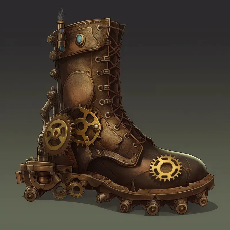 Steampunk Style RPG Game Assets Designs Midjourney Prompt | PromptBase