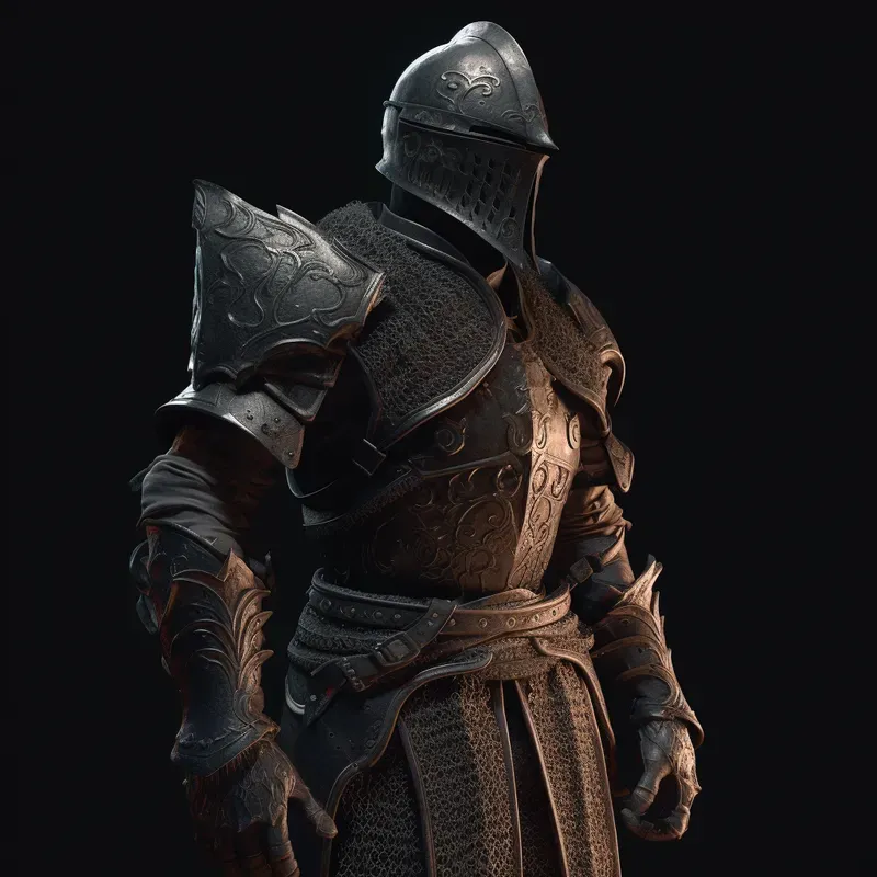 3D Dark Fantasy RPG Style Characters Art Midjourney Prompt | PromptBase