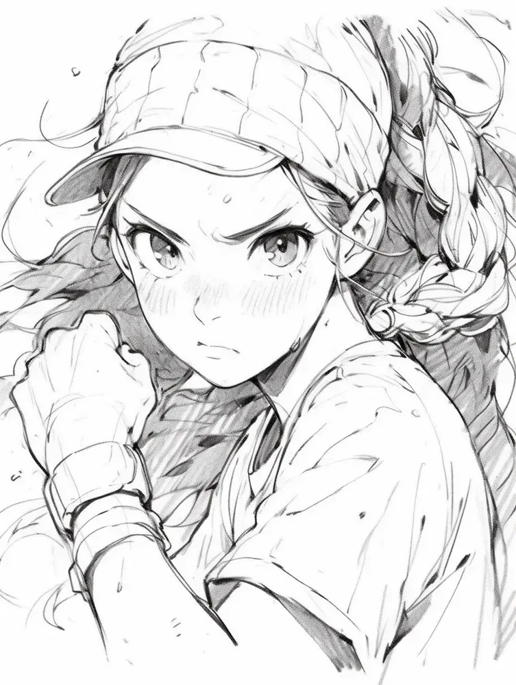 Cross Hatching Style Manga Pencil Art Midjourney Prompt | PromptBase