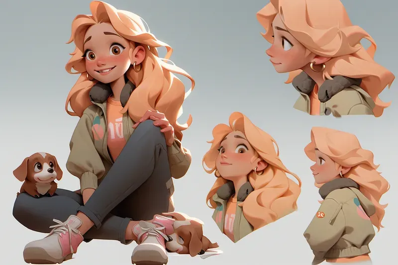 Pixar Animation Characters Development Midjourney Prompt | PromptBase