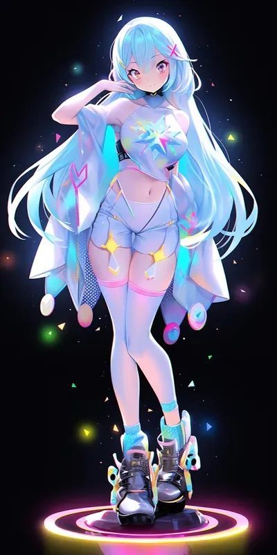 2D Moe Anthropomorphism Character Design Midjourney Prompt | PromptBase