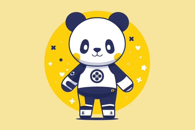 2D Vibrant Mascot Flat Design Icons Midjourney Prompt | PromptBase