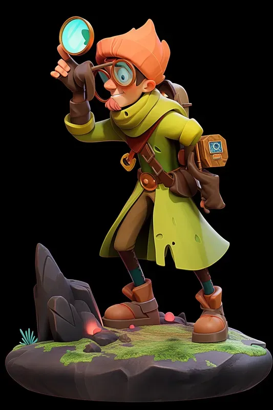 3D Stylized Game Character Model Designs Midjourney Prompt | PromptBase