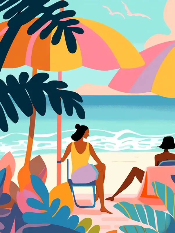 2D Nature Postcard Cover Abstract Designs Midjourney Prompt | PromptBase