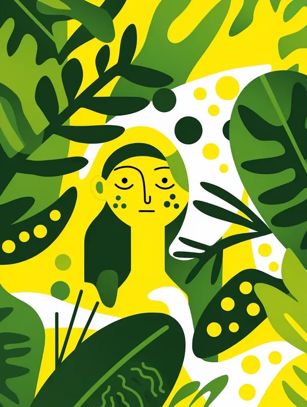 2D Nature Postcard Cover Abstract Designs Midjourney Prompt | PromptBase