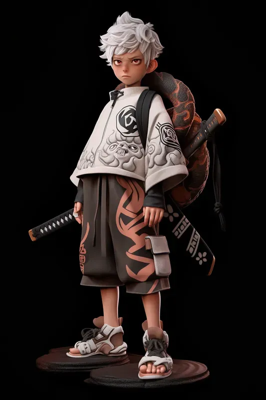 3D Japanese Anime Game Character Designs Midjourney Prompt | PromptBase