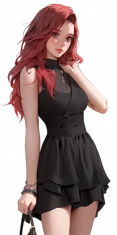 2D Fashion Modern Model Character Outfits Midjourney Prompt | PromptBase