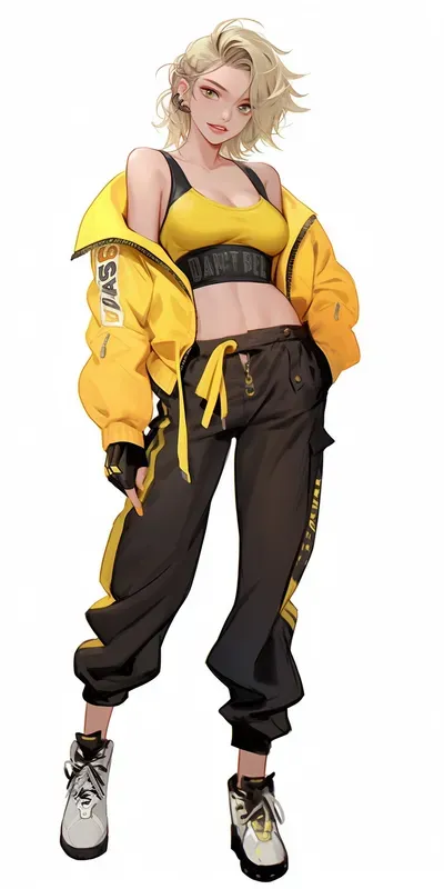 2D Fashion Modern Model Character Outfits Midjourney Prompt | PromptBase