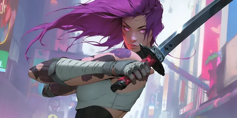 2D Hyper Sci-fi Style Comic Concept Art Midjourney Prompt | PromptBase