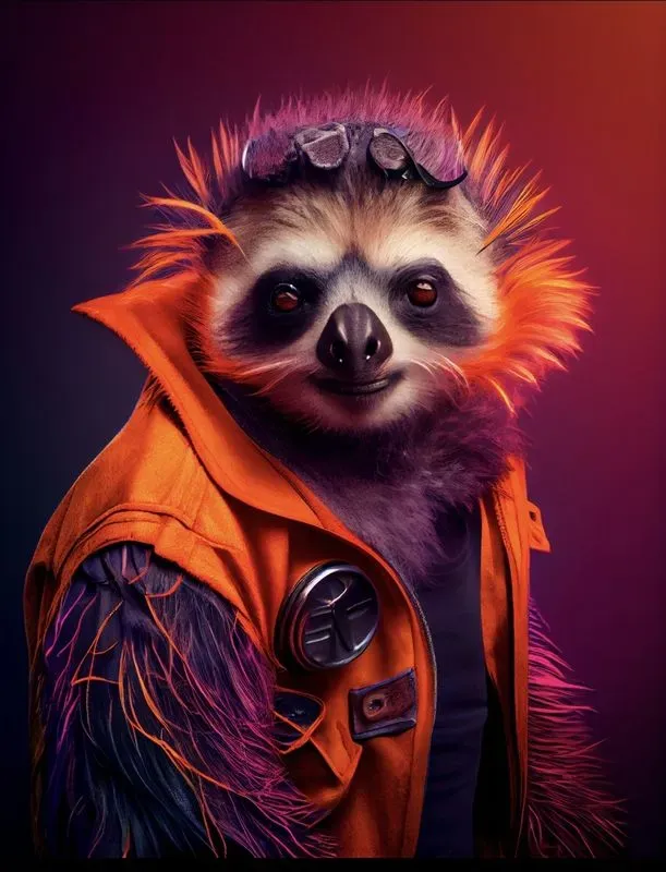 Tropical Punk Animals Midjourney Prompt | PromptBase