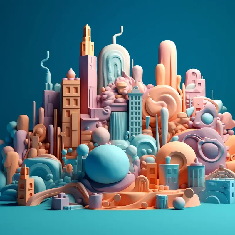 Clay Visuals In Adobe Style Midjourney Prompt | PromptBase