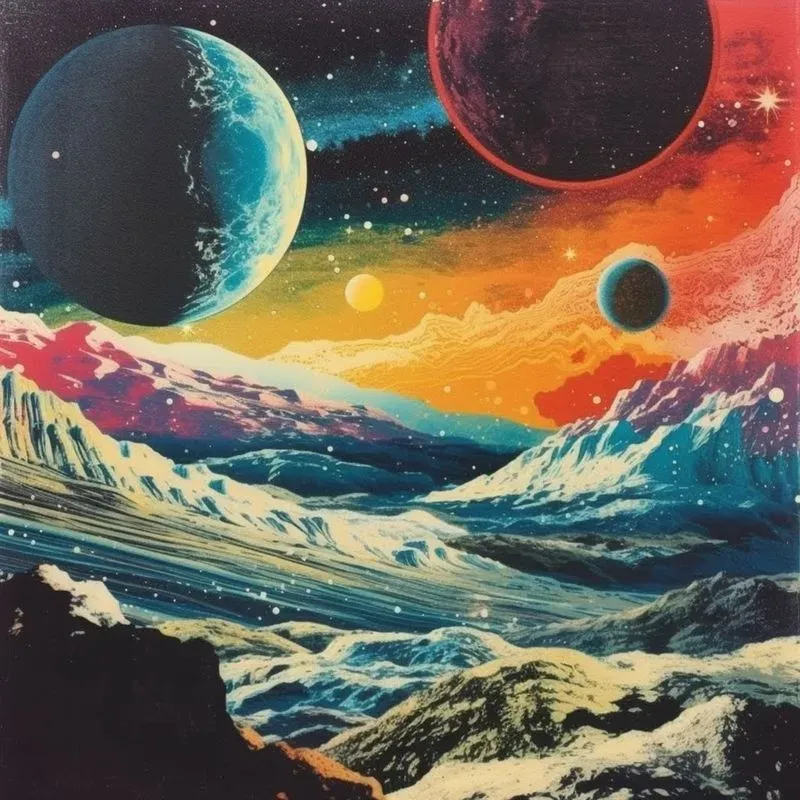 Cosmic Album Covers Midjourney Prompt | PromptBase