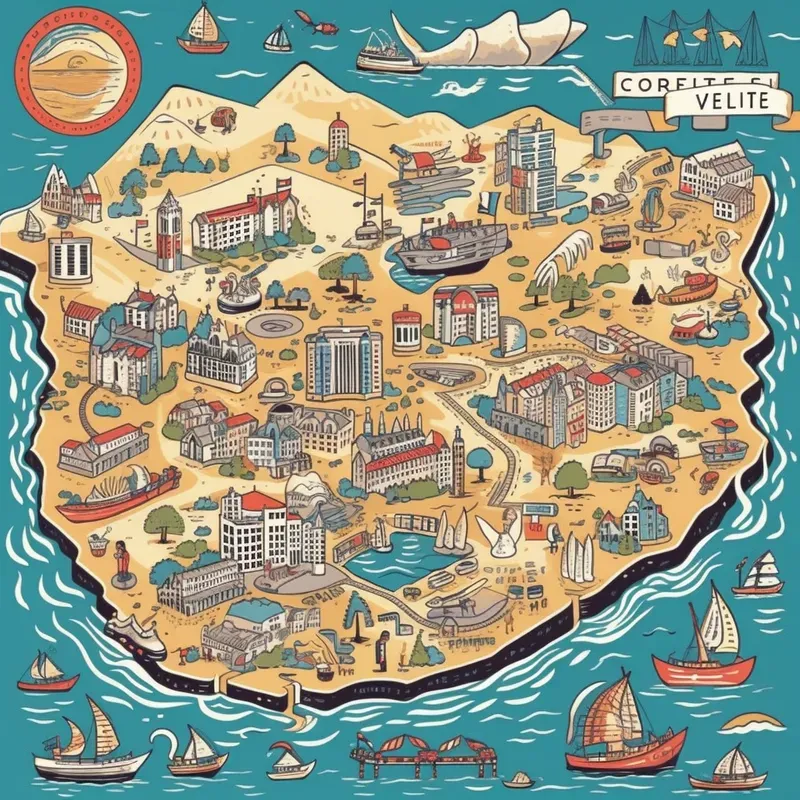 City Maps Midjourney Prompt | PromptBase