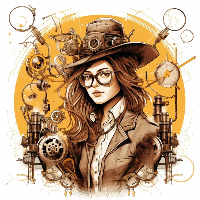 Steampunk Prints Midjourney Prompt | PromptBase