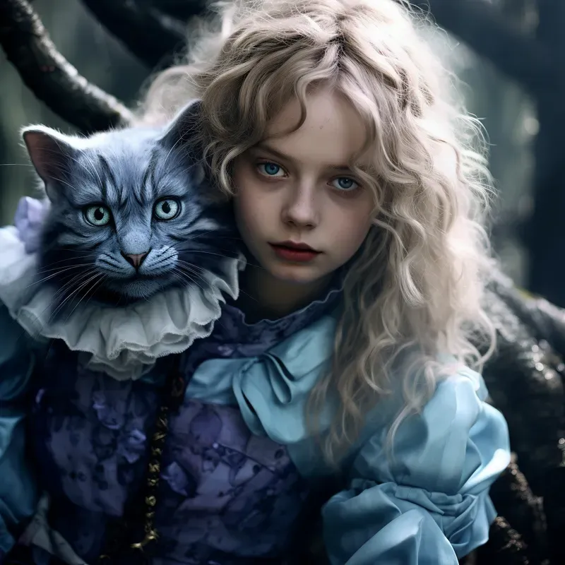 Alice Wonderland Forest Midjourney Prompt | PromptBase