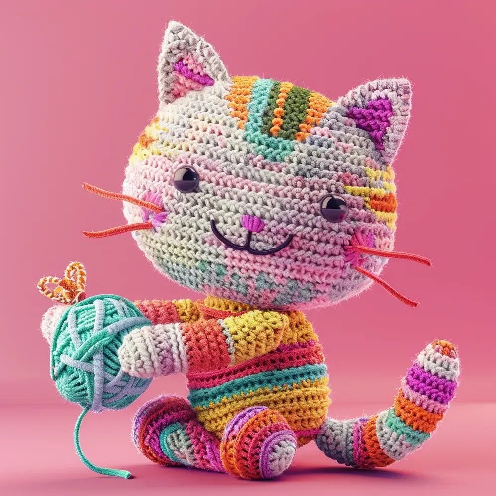 Cute Crocheted Characters Midjourney Prompt | PromptBase