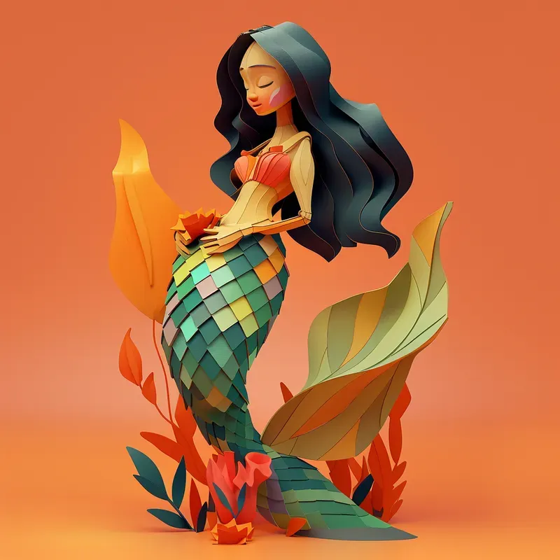 3D Paper Characters Midjourney Prompt | PromptBase