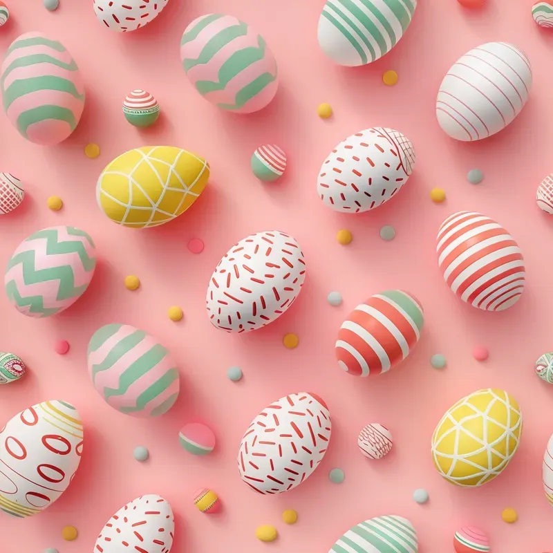 Easter Patterns Midjourney Prompt | PromptBase