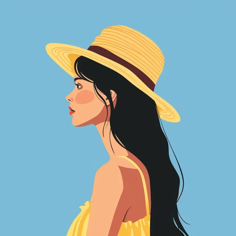 Profile Vector Portraits Midjourney Prompt | PromptBase