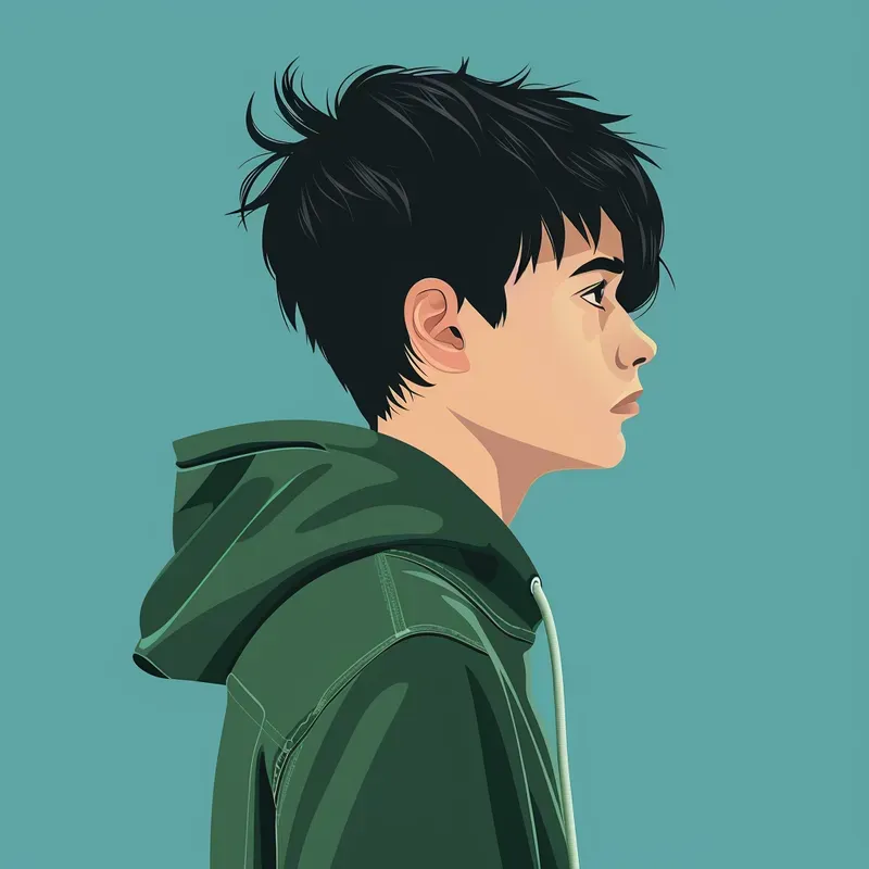 Profile Vector Portraits Midjourney Prompt | PromptBase