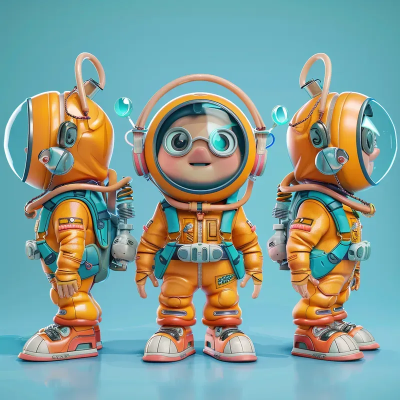 4D Character Designs Midjourney Prompt | PromptBase