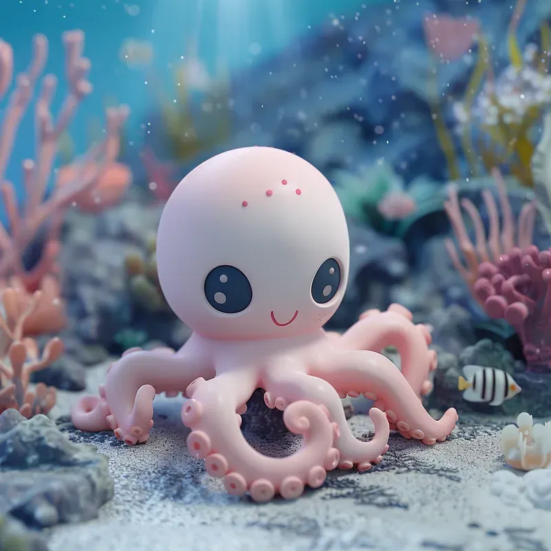 Cute Blind Box 3D Characters Midjourney Prompt | PromptBase