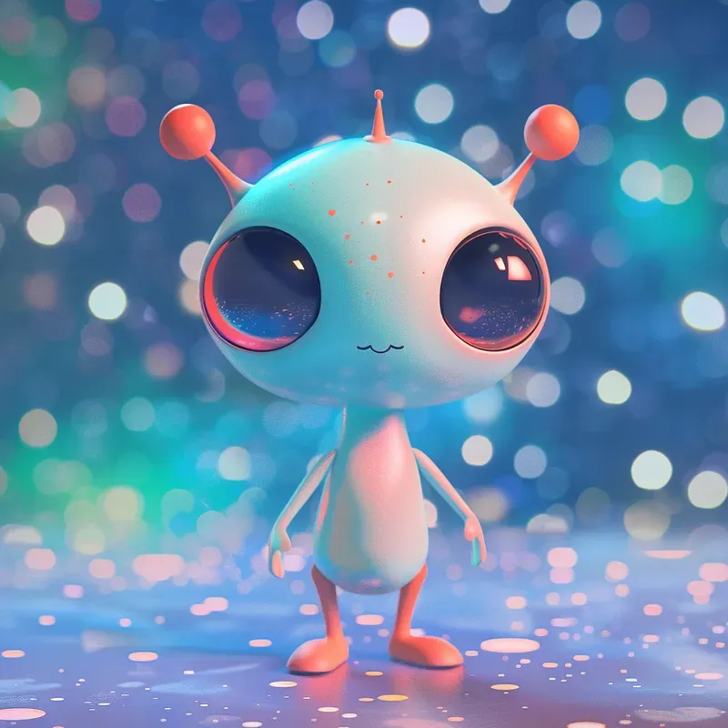 Cute Blind Box 3D Characters Midjourney Prompt | PromptBase