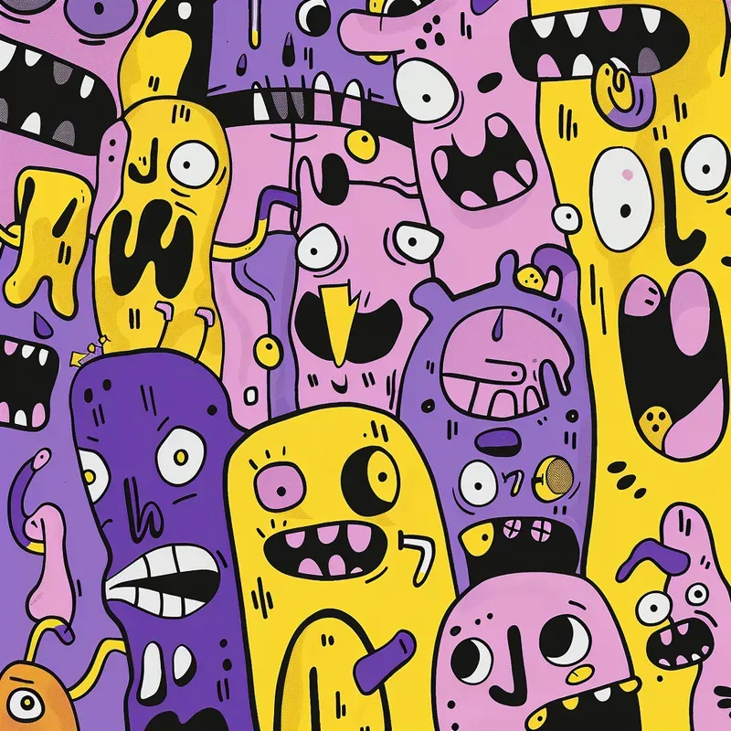 Weird And Quirky Patterns Midjourney Prompt | PromptBase