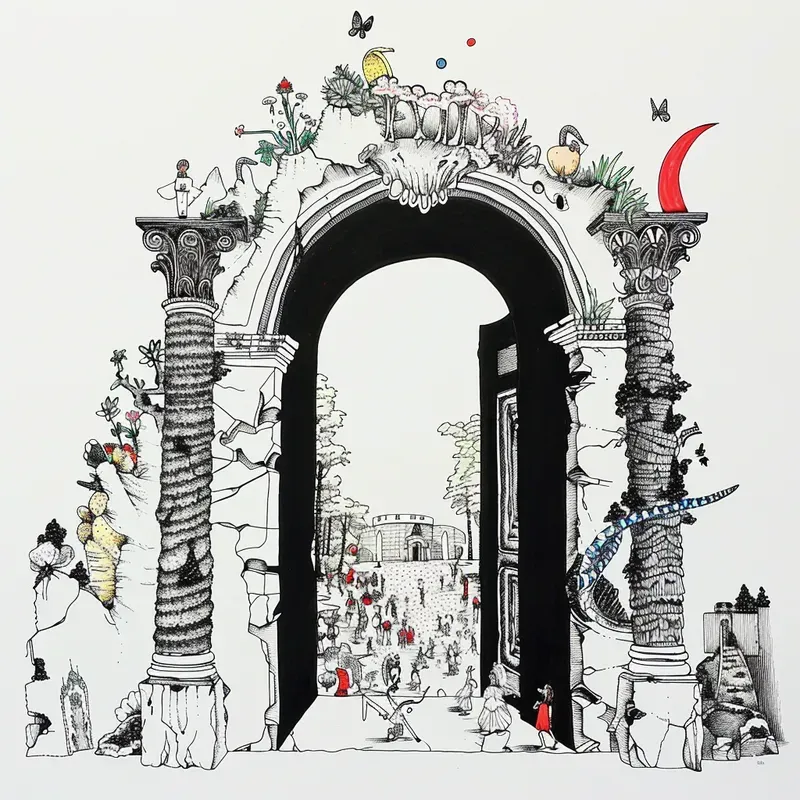 Intricate Ink Drawings Midjourney Prompt | PromptBase