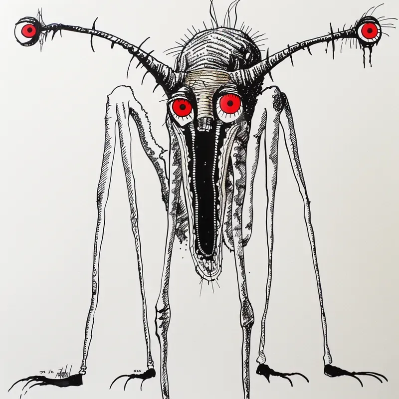 Intricate Ink Drawings Midjourney Prompt | PromptBase