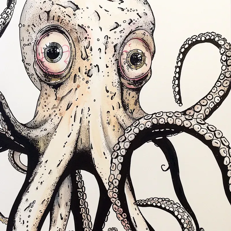 Intricate Ink Drawings Midjourney Prompt | PromptBase