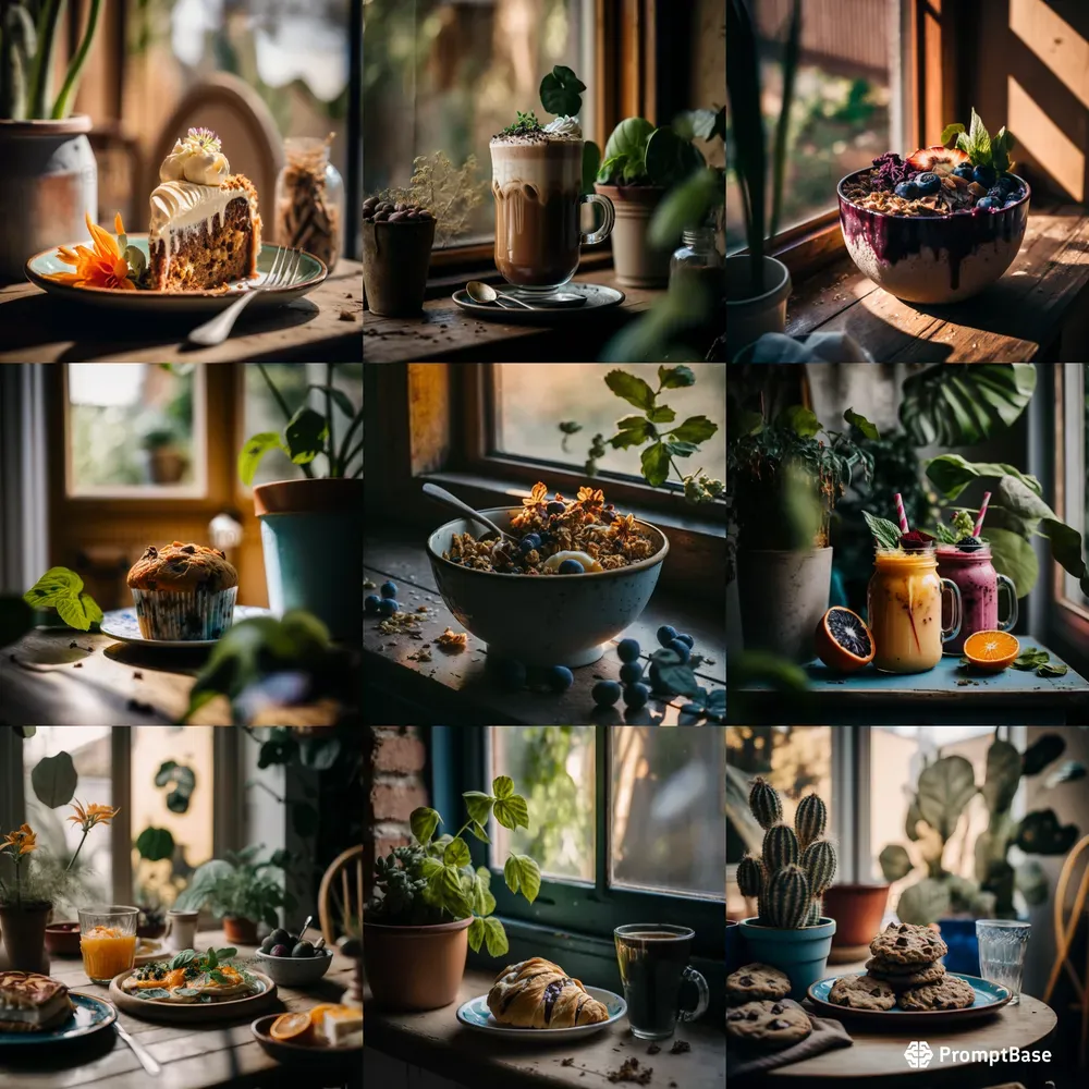 Boho Food Stock Images Midjourney Prompt | PromptBase