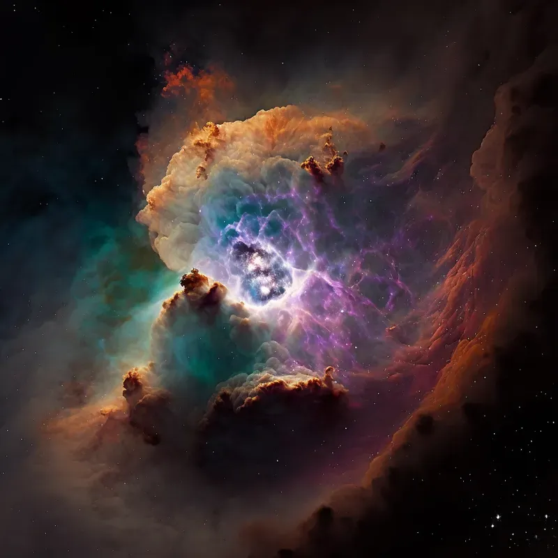 Hubble Space Nebula Shots Midjourney Prompt | PromptBase