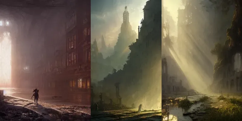 DnD City Ruins Generator Stable Diffusion Prompt | PromptBase