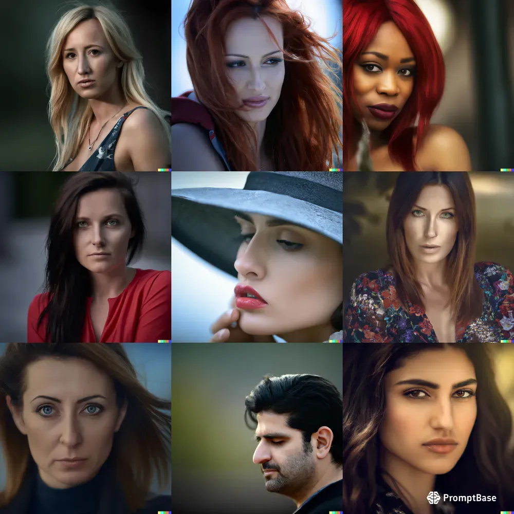 Hyper-realistic People Portraits DALL·E Prompt | PromptBase
