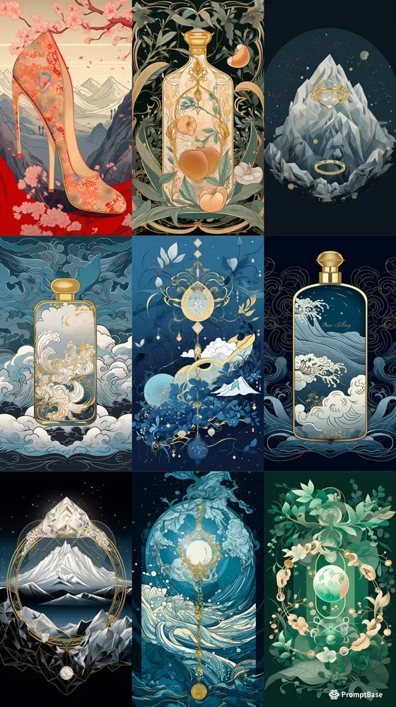 Ethereal Product Poster Designs Midjourney Prompt | PromptBase