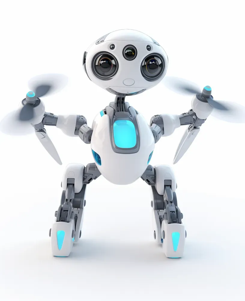 Whimsical Robot Characters Pixar Style Midjourney Prompt | PromptBase