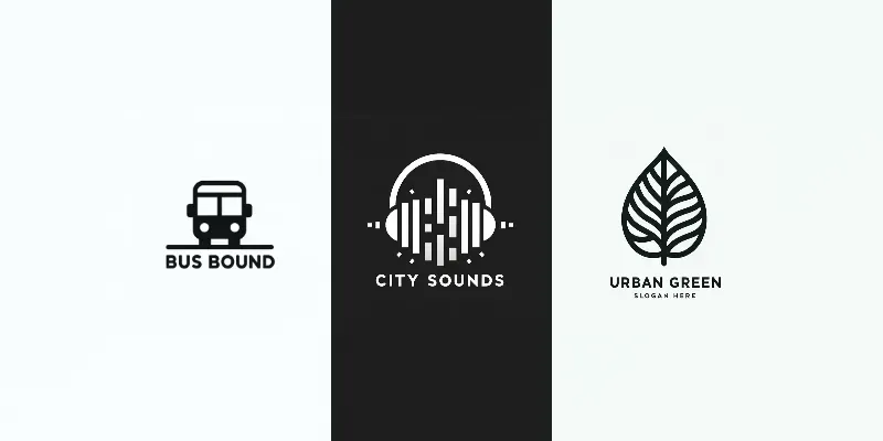 Minimalist Monochrome Logos DALL·E Prompt | PromptBase