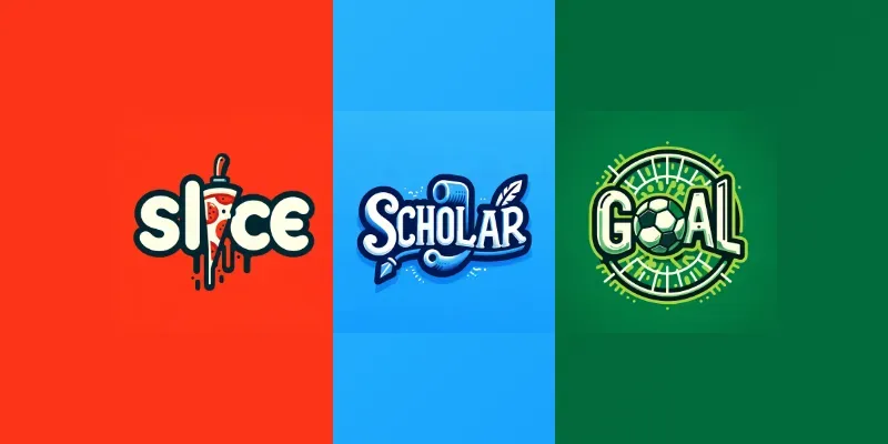 Oneword Thematic Logo Designs DALL·E Prompt | PromptBase