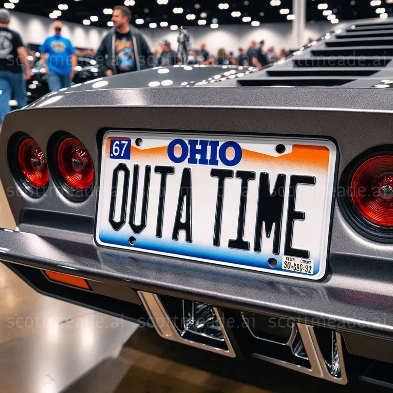 Custom Funny License Plates DALL·E Prompt | PromptBase
