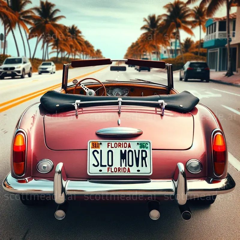 Custom Funny License Plates DALL·E Prompt | PromptBase