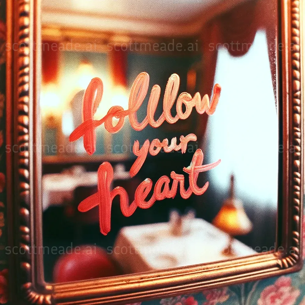 Lipstick Messages On Mirrors DALL·E Prompt | PromptBase