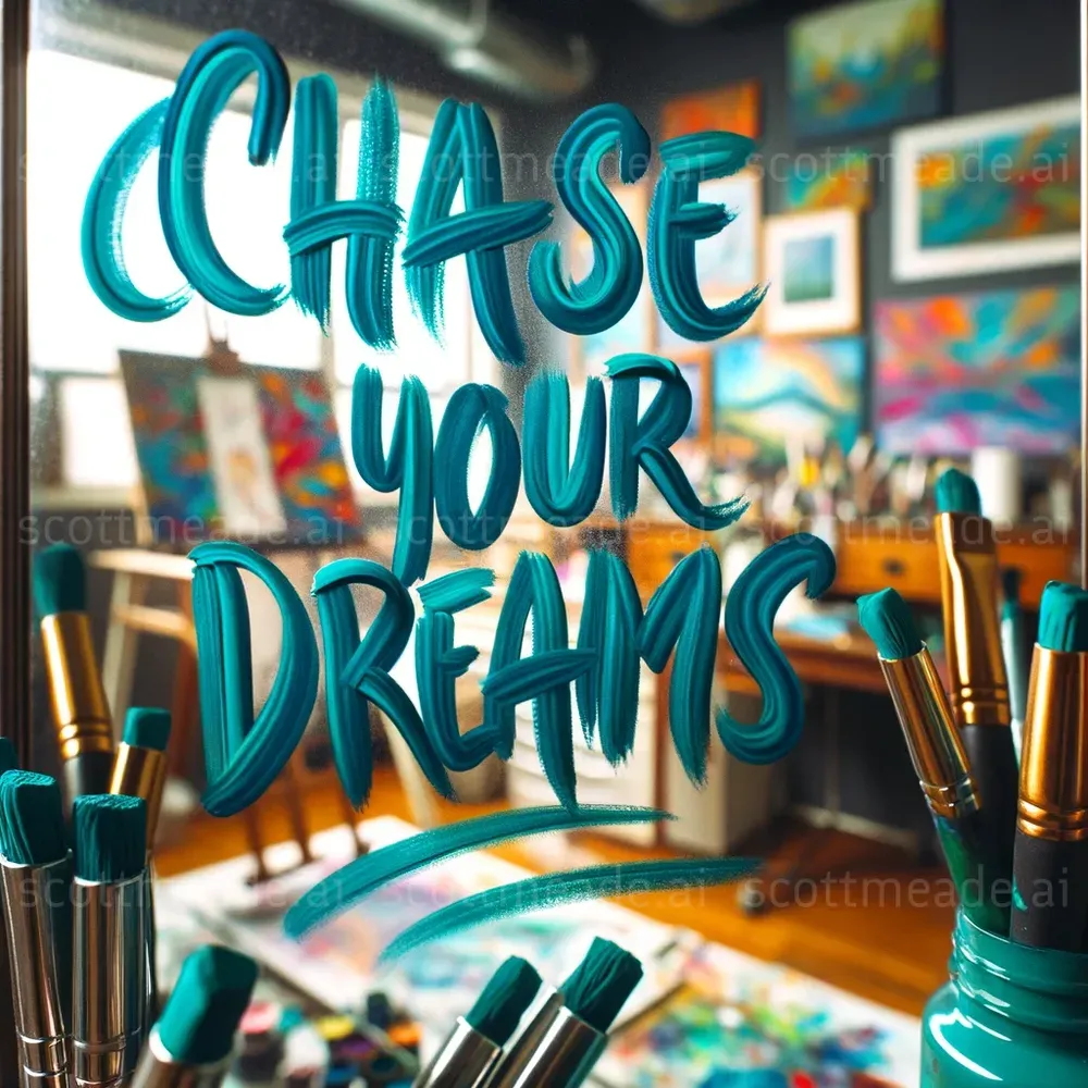 Lipstick Messages On Mirrors DALL·E Prompt | PromptBase
