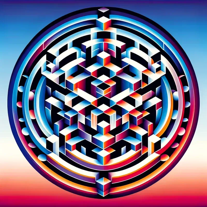 Mesmerizing Optical Illusions Kit DALL·E Prompt | PromptBase